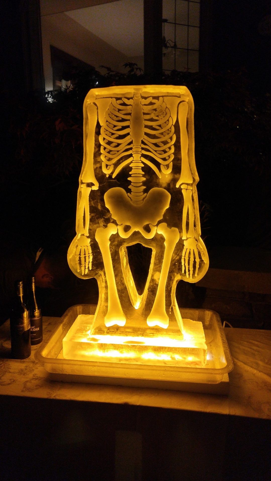 Skeleton - Ice Decor - Vancouver Ice Sculptures